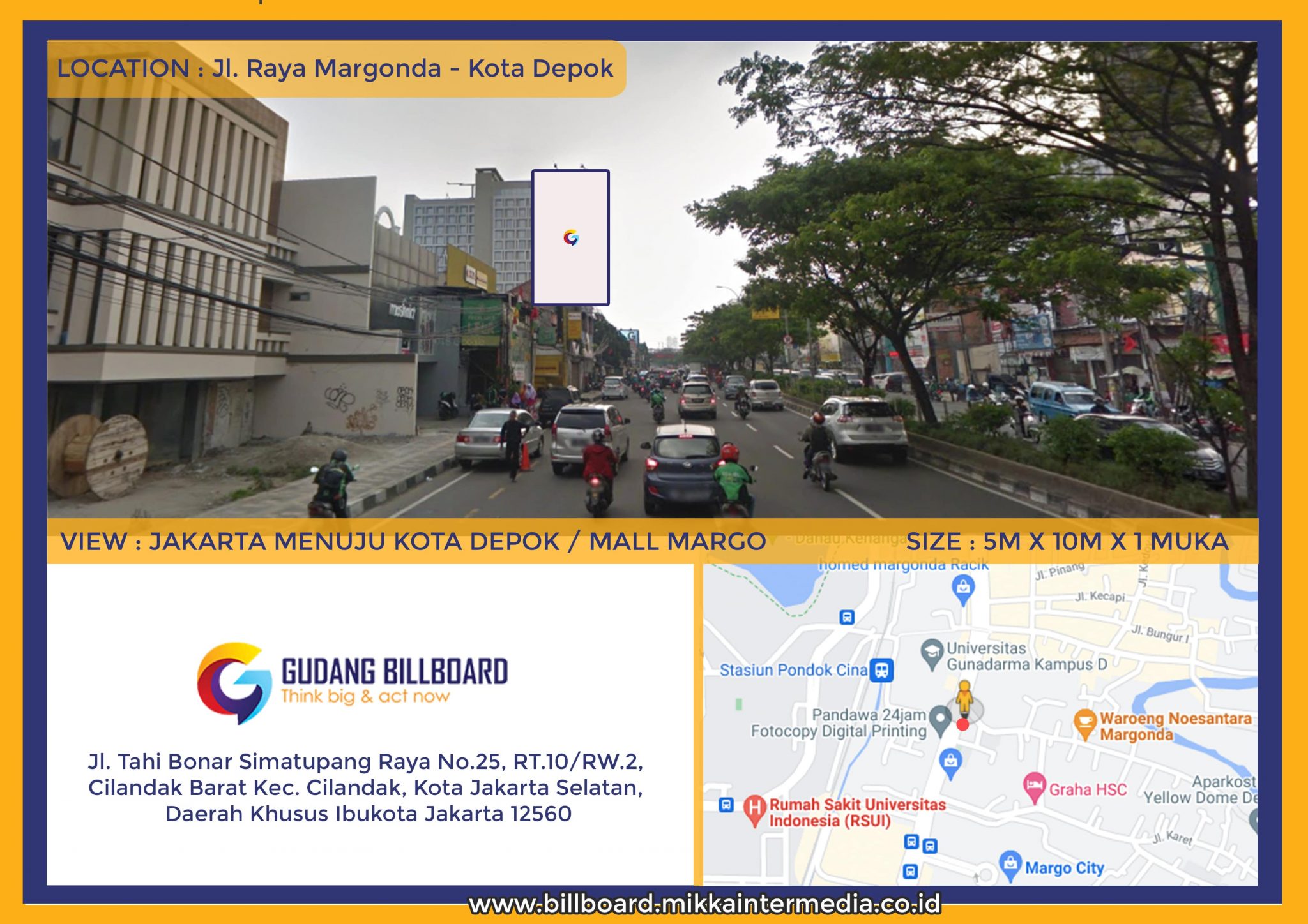 Billboard Depok - Lokasi Strategis - Hubungi 0877.888.99283
